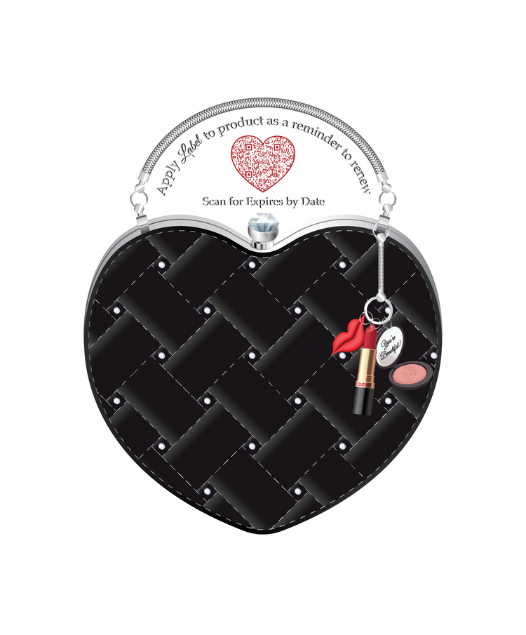 10 Individual Metallic Vinyl Labels, For Makeup Expiration – Date My ...