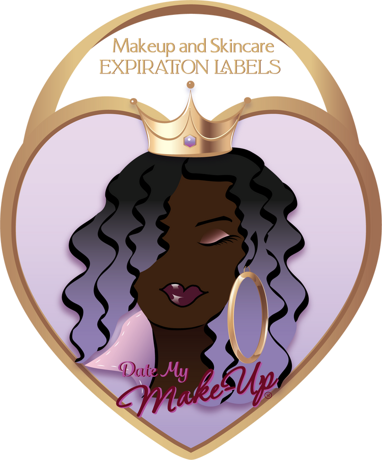 10 Individual Metallic Vinyl Labels, For Makeup Expiration – Date My ...