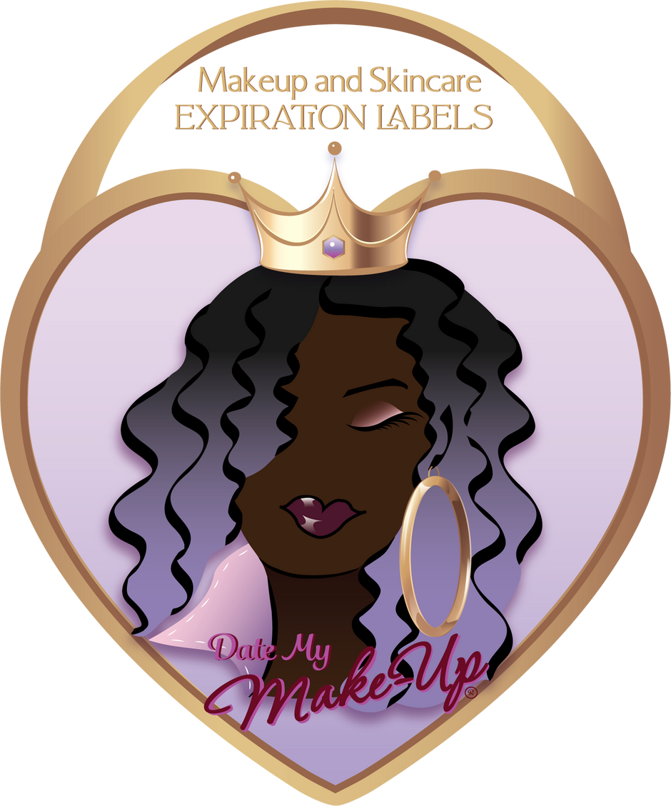 10 Individual Metallic Vinyl Labels, For Makeup Expiration – Date My ...