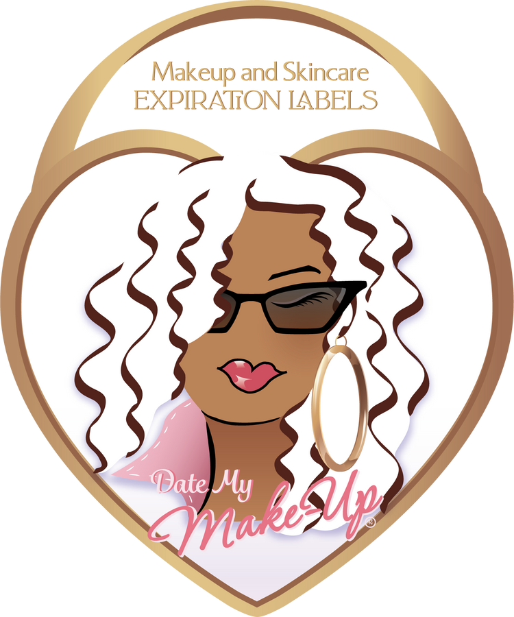 10 Individual Metallic Vinyl Labels, For Makeup Expiration – Date My ...