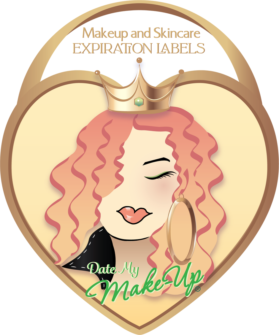 10 Individual Metallic Vinyl Labels, For Makeup Expiration – Date My ...